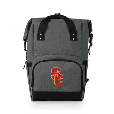 USC Trojans On The Go Roll-Top Cooler Backpack - Sports Unlimited