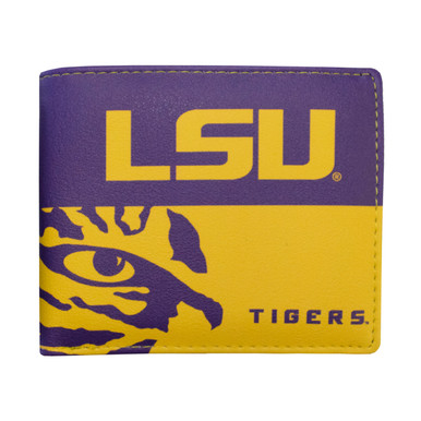 LSU Tigers College Bi-Fold Wallet - Sports Unlimited
