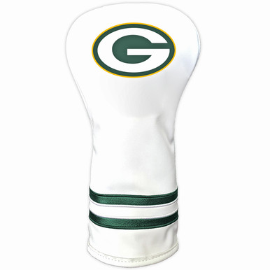 Green Bay Packers White Vintage Driver Headcover - Sports Unlimited