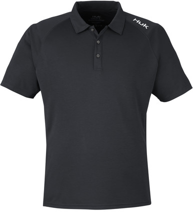 HUK Men's Custom Lopro Solid Performance Polo - Sports Unlimited