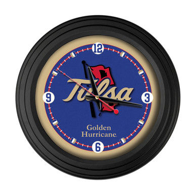 Tulsa Golden Hurricane 15" Traditional Wall Clock - Sports Unlimited