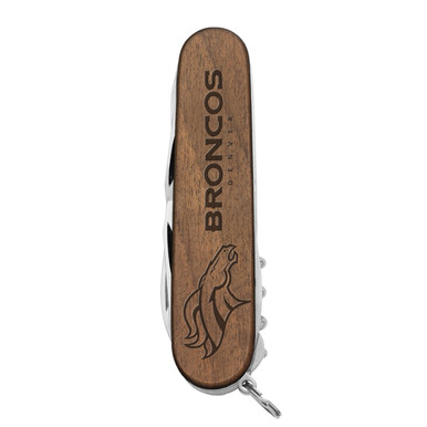 Denver Broncos Classic Wood Pocket Multi Tool - Sports Unlimited