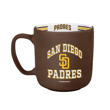 San Diego Padres 15 oz. Stripe Mug - Sports Unlimited