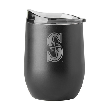 Seattle Mariners 16 oz. Powder Coat Curved Beverage Tumbler - Sports ...