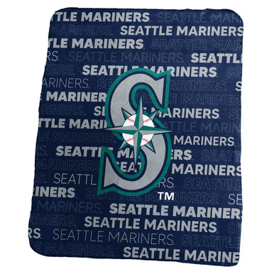 Seattle Mariners Classic Fleece Throw - Sports Unlimited