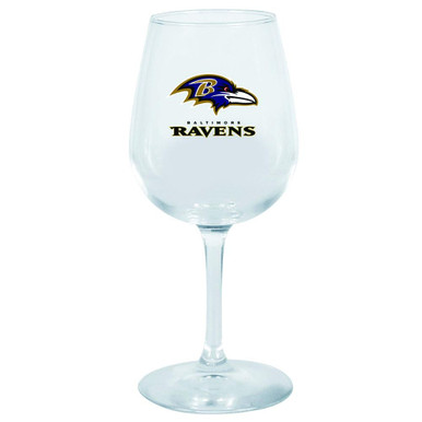 Baltimore Ravens Boxed Wine Glass - Sports Unlimited