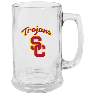 USC Trojans 15 oz. Glass Stein - Sports Unlimited