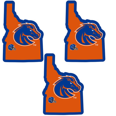 Boise State Broncos Home State Decal - 3 Pack - Sports Unlimited