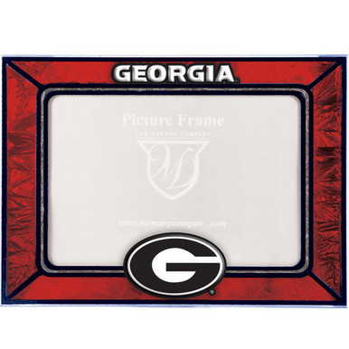 Georgia Bulldogs Art Glass Picture Frame - Sports Unlimited