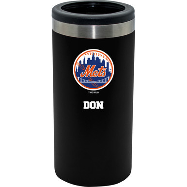 New York Mets Personalized 12 oz. Stainless Steel Slim Can Holder ...