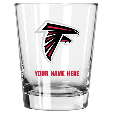 Atlanta Falcons Personalized 15 oz. Double Old Fashioned Glass - Sports ...