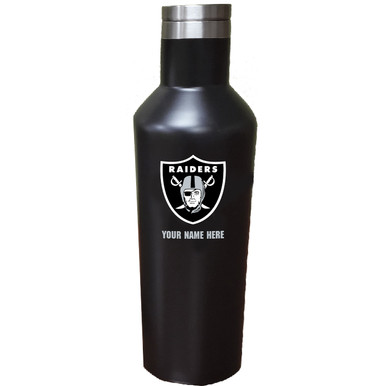 Las Vegas Raiders Personalized 17 oz. Stainless Steel Infinity Bottle ...