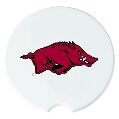 Arkansas Razorbacks 2-Pack Ceramic Travel Coaster Set - Sports Unlimited