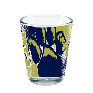 Pittsburgh Panthers 2 oz. Full Wrap Shot Glass - Sports Unlimited