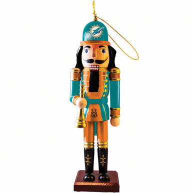 Miami Dolphins NFL Nutcracker Ornament - Sports Unlimited