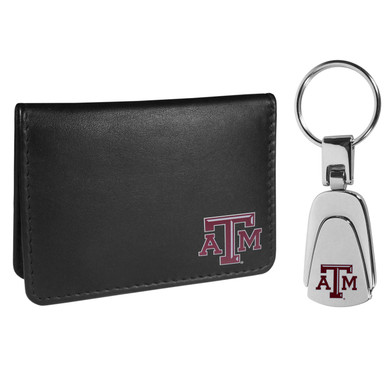 Texas A&M Aggies Weekend Bi-fold Wallet & Steel Key Chain - Sports ...
