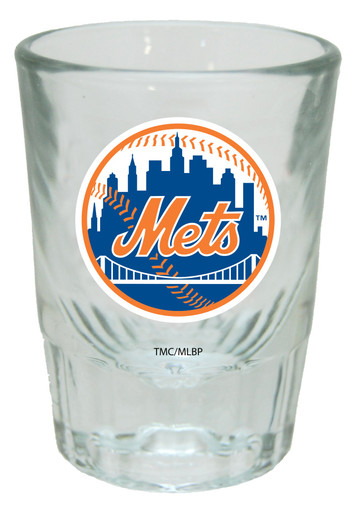 New York Mets 2 oz. Fluted Shot Glass - Sports Unlimited