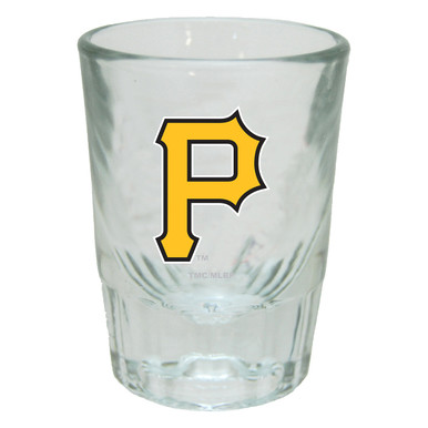 Pittsburgh Pirates 2 oz. Fluted Shot Glass - Sports Unlimited