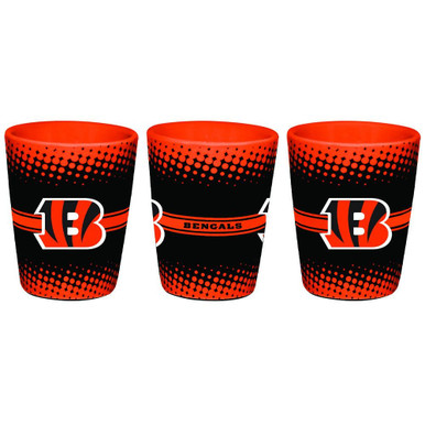 Cincinnati Bengals Full Wrap Collector Shot Glass - Sports Unlimited