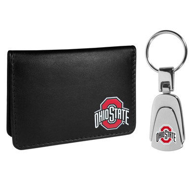 Ohio State Buckeyes Weekend Bi-fold Wallet & Steel Key Chain - Sports ...