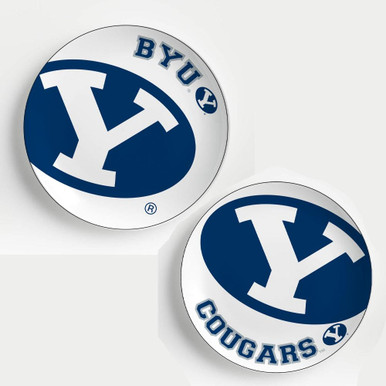 BYU Cougars Team Logo Ceramic Plate - Sports Unlimited