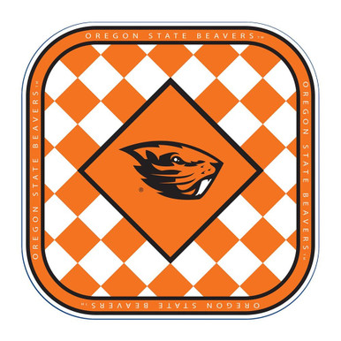 Oregon State Beavers 8-Pack Square Paper Plate Set - Sports Unlimited