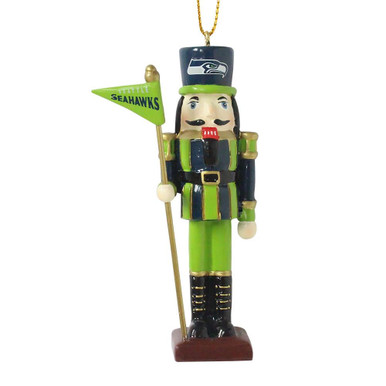 Seattle Seahawks NFL Nutcracker Ornament - Sports Unlimited