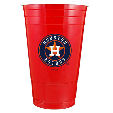 Houston Astros 11 oz. Red Plastic Cup - Sports Unlimited