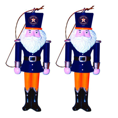 Houston Astros 2-Pack Nutcracker Ornament Set - Sports Unlimited