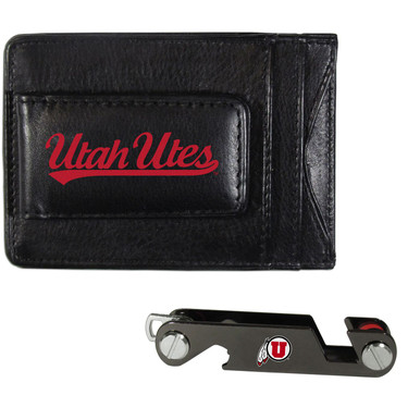 Utah Utes Leather Cash & Cardholder & Key Organizer - Sports Unlimited