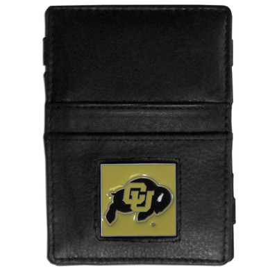 Colorado Buffaloes Leather Jacob's Ladder Wallet - Sports Unlimited
