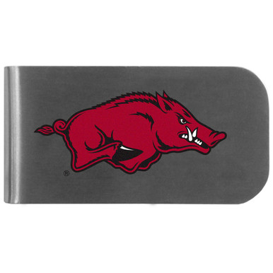 Arkansas Razorbacks Logo Bottle Opener Money Clip - Sports Unlimited
