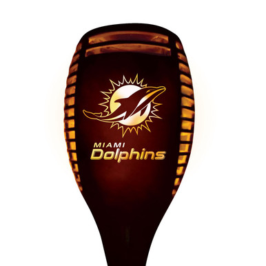 Miami Dolphins LED Solar Torch - Sports Unlimited