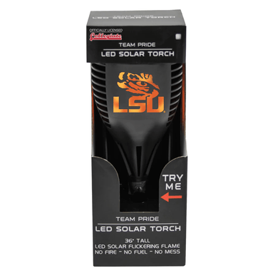 LSU Tigers Solar Torch LED - Sports Unlimited