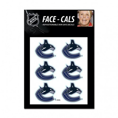 Vancouver Canucks Tattoo Face Decals - Sports Unlimited