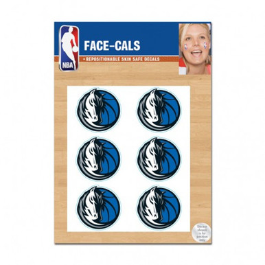Dallas Mavericks Tattoo Face Decals - Sports Unlimited