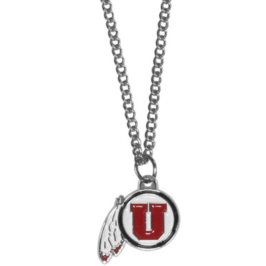 Utah Utes Chain Necklace with Small Charm - Sports Unlimited