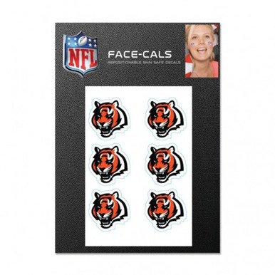 Cincinnati Bengals Tattoo Face Decals - Sports Unlimited