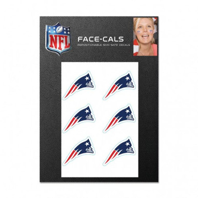 New England Patriots Tattoo Face Decals - Sports Unlimited
