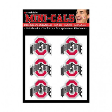 Ohio State Buckeyes Tattoo Face Decals - Sports Unlimited