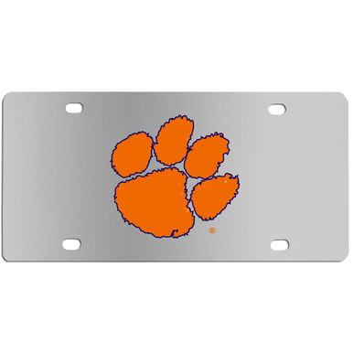 Clemson Tigers Steel License Plate Wall Plaque - Sports Unlimited