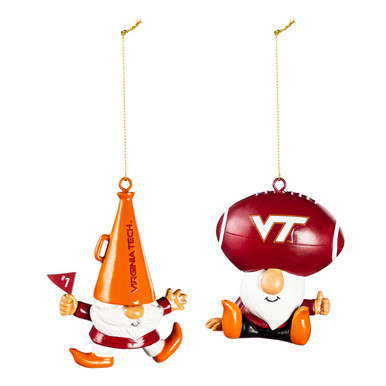 Virginia Tech Hokies 2-Pack Gnome Ornament - Sports Unlimited