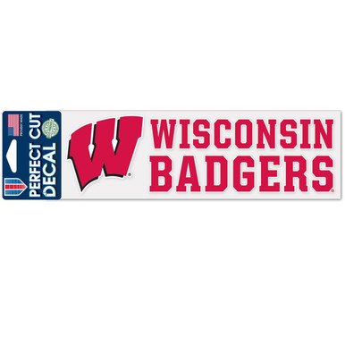 Wisconsin Badgers NCAA Perfect Cut Color Decal - Sports Unlimited