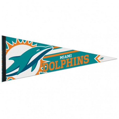 Miami Dolphins 12" x 30" Premium Pennant - Sports Unlimited