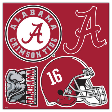 Alabama Crimson Tide 4 Piece Magnet Kit - Sports Unlimited