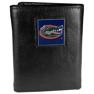 Florida Gators Deluxe Leather Tri-fold Wallet - Sports Unlimited