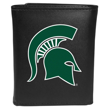 Michigan State Spartans Large Logo Tri-fold Wallet - Sports Unlimited