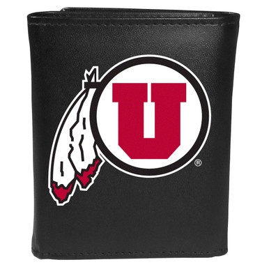 Utah Utes Large Logo Tri-fold Wallet - Sports Unlimited