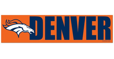 Denver Broncos Bumper Sticker - Sports Unlimited