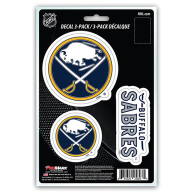 Buffalo Sabres Die Cut Team Decal - 3 Pack - Sports Unlimited